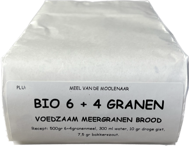 BIO 6 + 4 granen brood| biologisch | zelf brood bakken |zelfbroodbakken ...